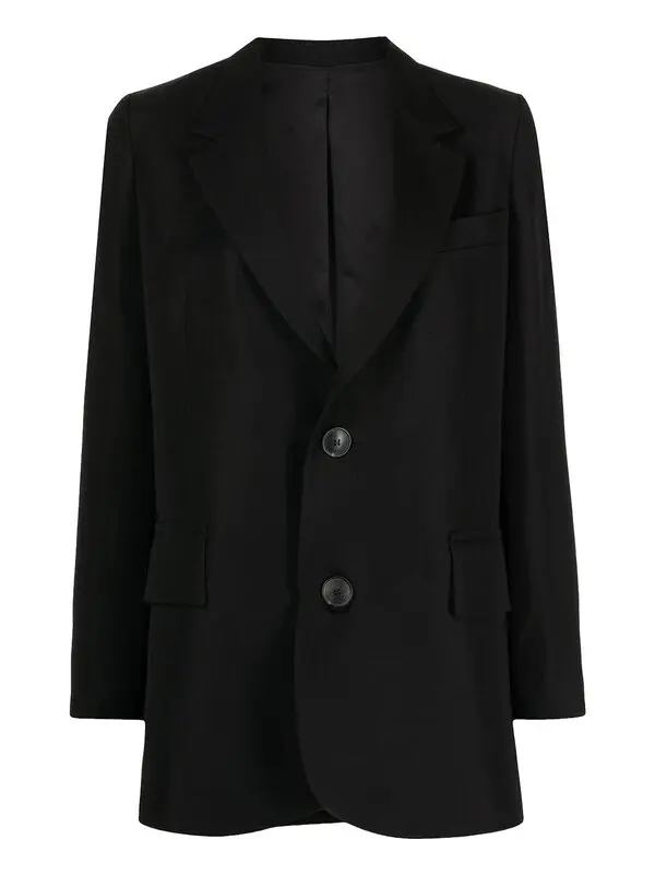 Ami Single-breasted Blazer - Black