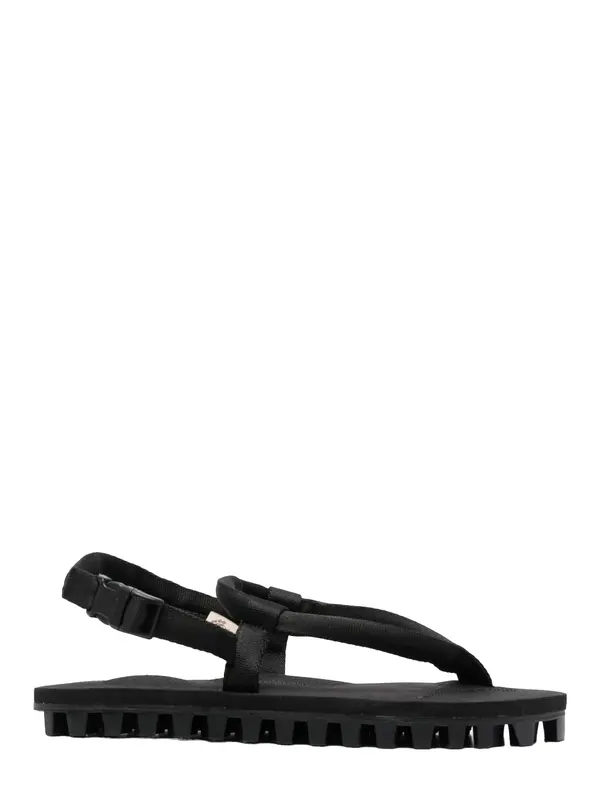 Suicoke Ridged Flip-flops - Black