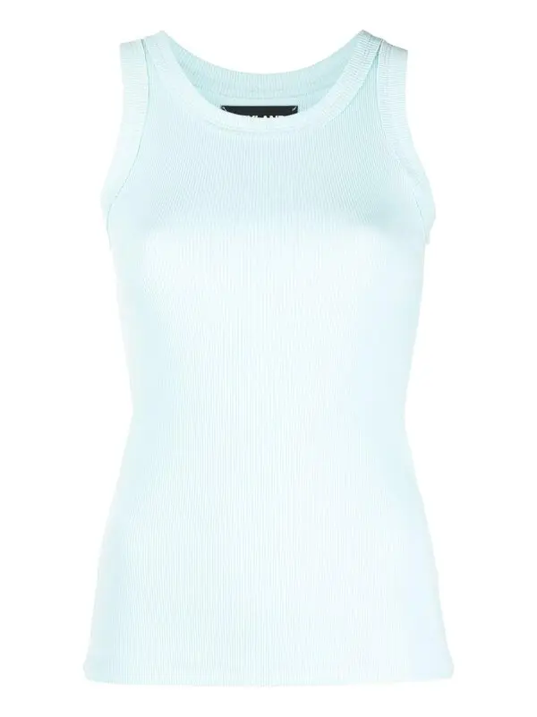 STYLAND Fitted Tank Top - Blue