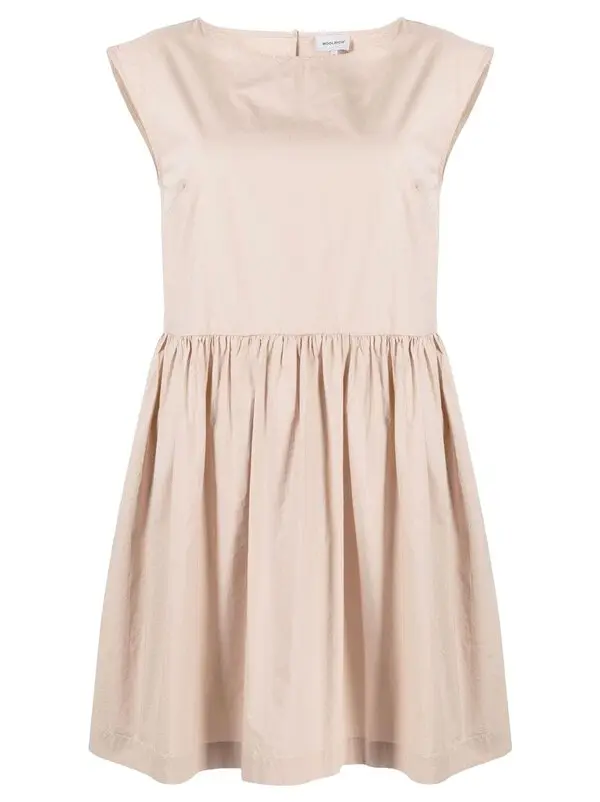 Woolrich Flared Cotton Dress - Neutrals