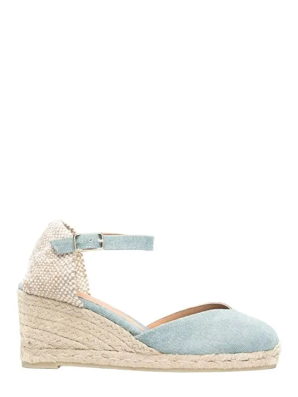 CastaÑer 70mm Chiarita Wedge Espadrilles - Blue