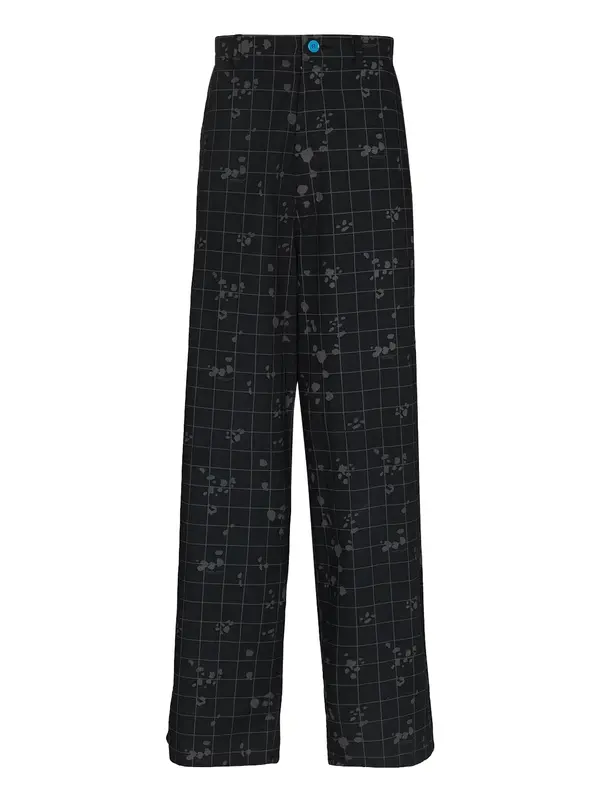 UNDERCOVERISM Check-pattern Trousers - Black