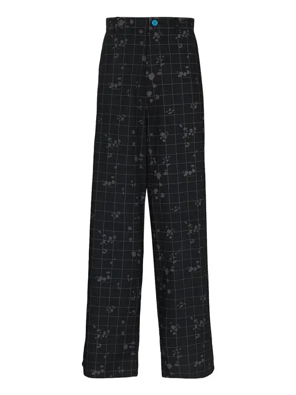 UNDERCOVERISM Check-pattern Trousers - Black