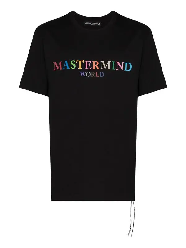MASTERMIND WORLD Multicolour Logo Short-sleeve T-shirt - Black