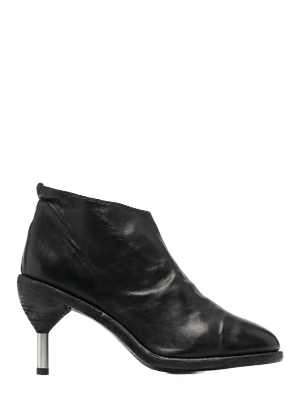 Guidi Metal-heel Ankle Boots - Black