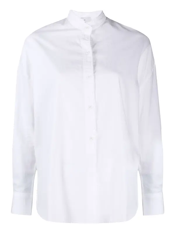 Vince Silk Blend Shirt - White