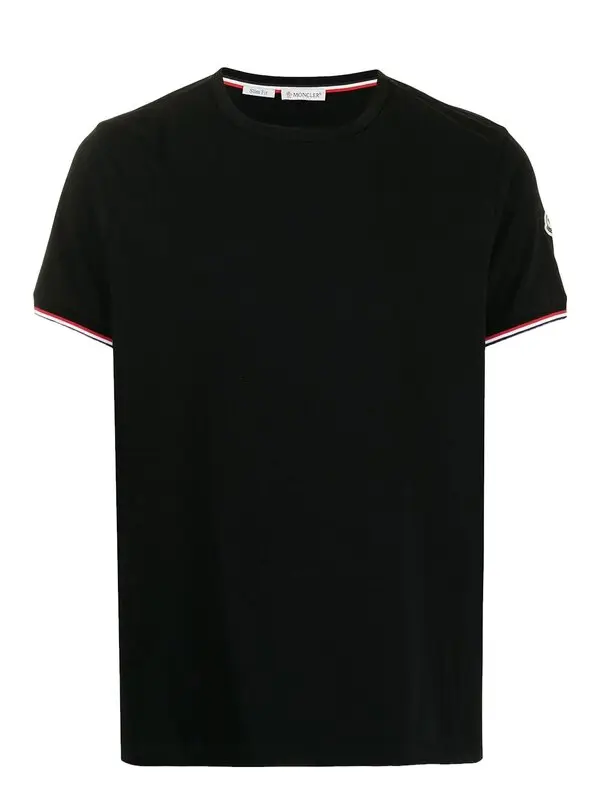 Moncler Crew Neck Jersey T-shirt - Blue