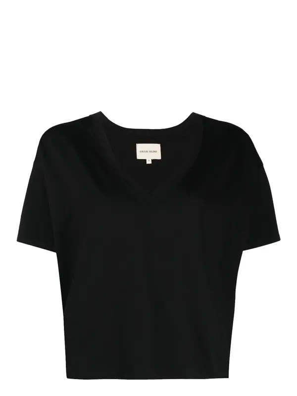 Loulou De Saison V-neck T-shirt - Black