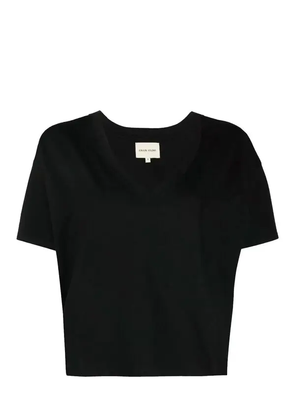 Loulou De Saison V-neck T-shirt - Black
