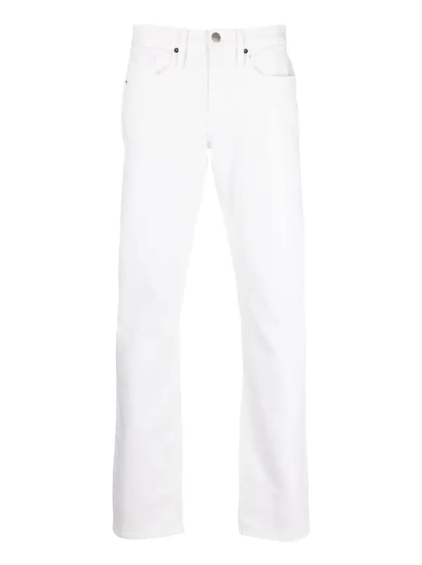 FRAME Straight-leg Jeans - White