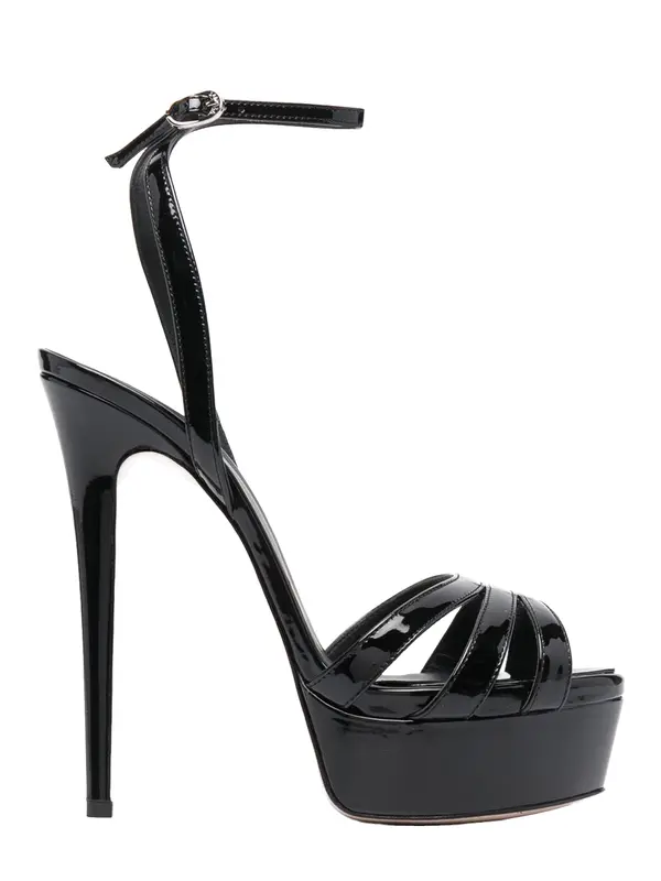 LE SILLA Lola Open-toe Sandals - Black