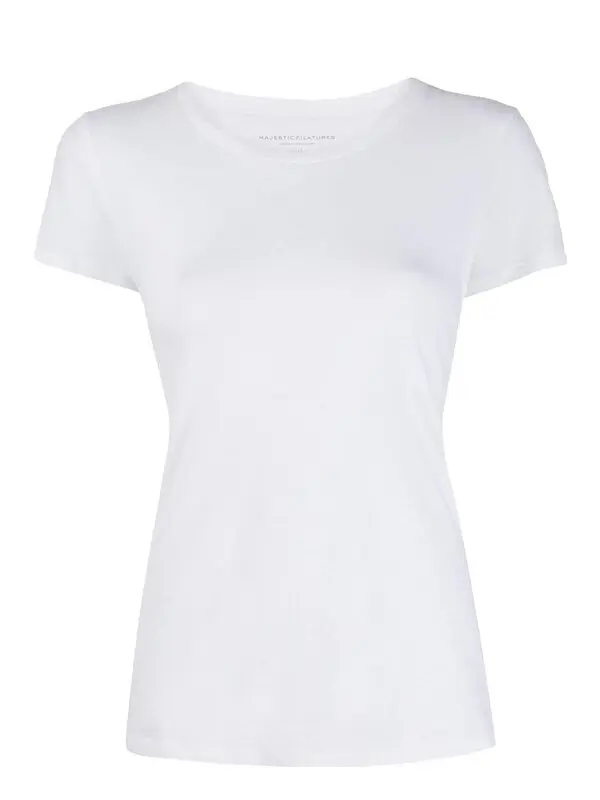 Majestic Filatures Round Neck T-shirt - White