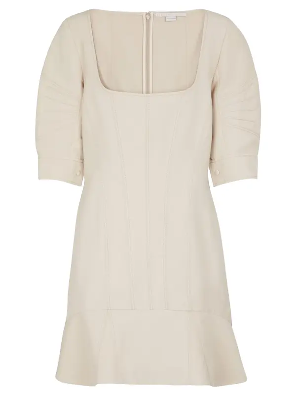 Stella McCartney Angelina Minidress - Beige