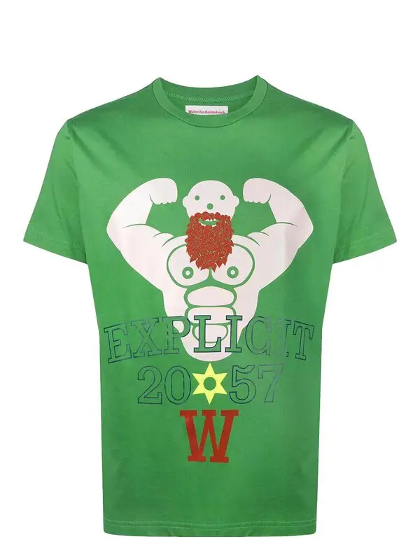 WALTER VAN BEIRENDONCK Explicit 2067 T-shirt - Green
