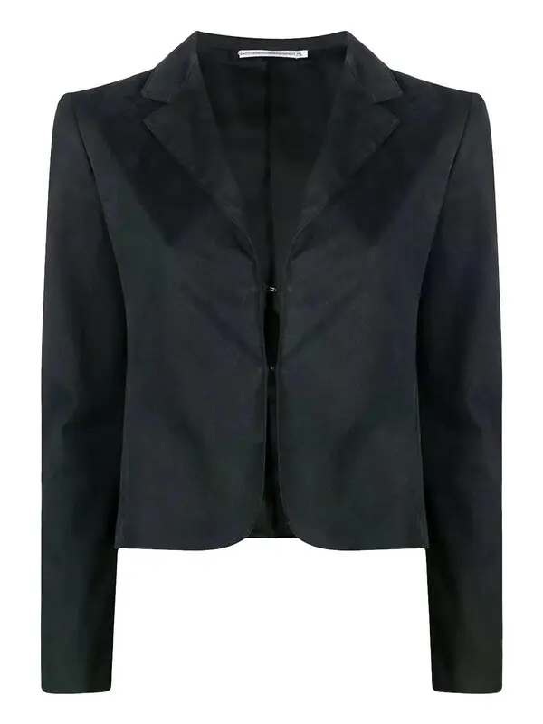 Fendi 1990 Single-breasted Cropped Jacket - Blue