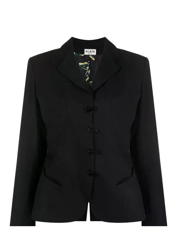 Alaïa 1991-1992 Notched Lapels Skirt Suit - Black