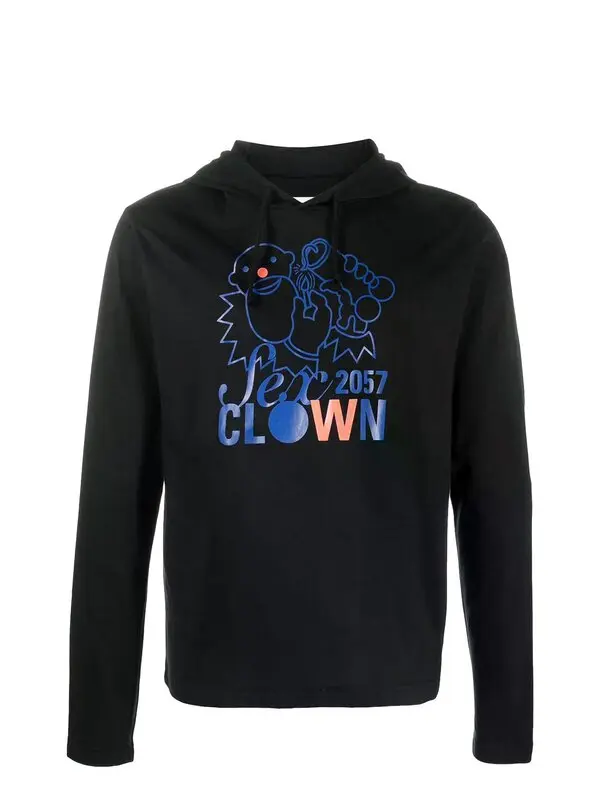 WALTER VAN BEIRENDONCK 2057 Clown Hoodie - Black