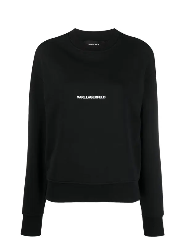 Karl Lagerfeld Logo-print Sweatshirt - Black