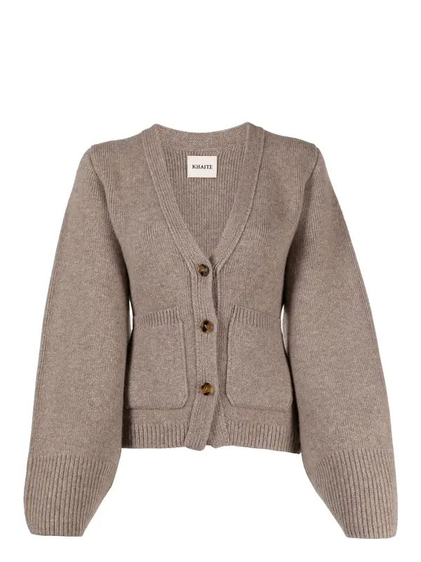 Khaite The Scarlet Cashmere Cardigan - Neutrals