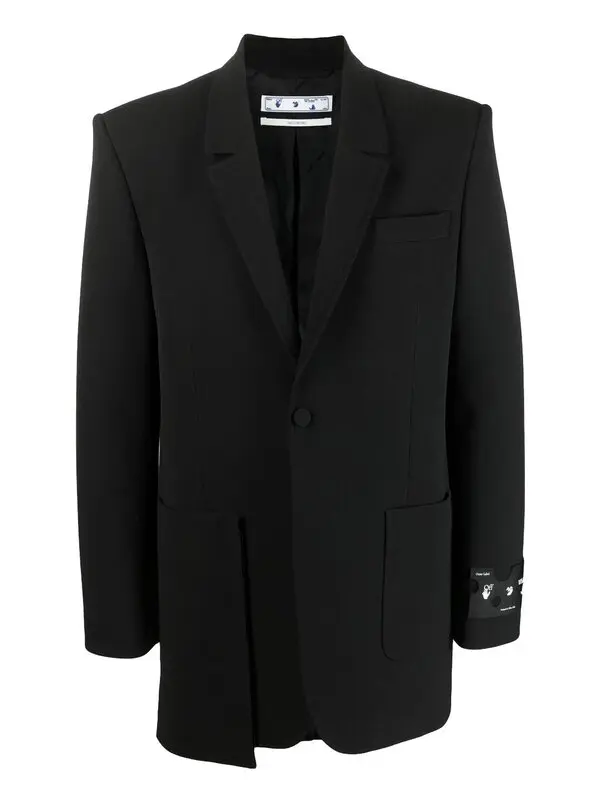 Off-White Pocket-detail Blazer - Black