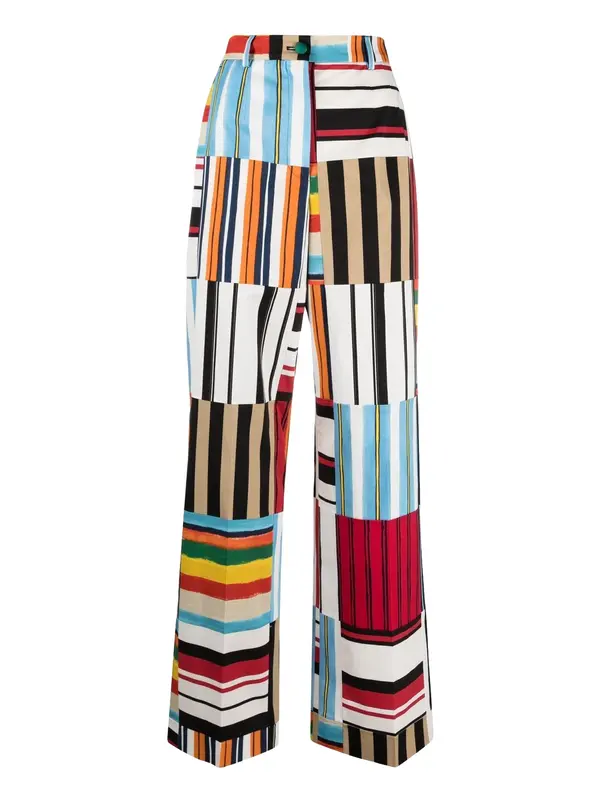 Dolce & Gabbana Stripe-detail Trousers - Blue