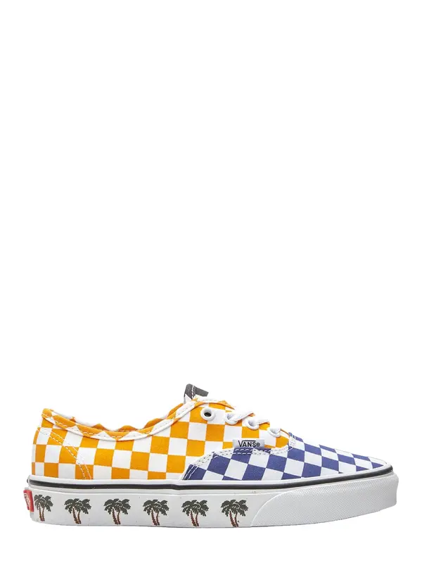 VANS Authentic Sidewall Palm Trees Sneakers - Yellow