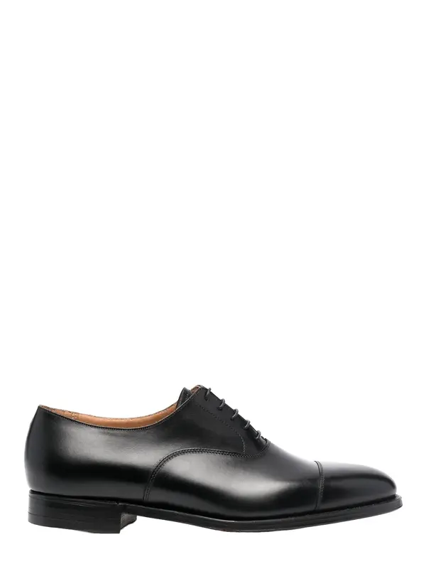 Crockett & Jones Leather Oxford Shoes - Black