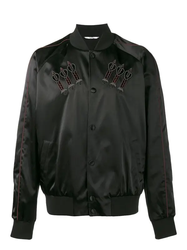 Valentino Garavani Love Blade Bomber Jacket - Black