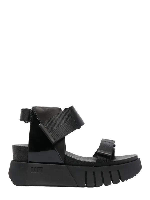 United Nude Delta Run Platform Sandals - Black