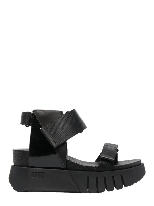 United Nude Delta Run Platform Sandals - Black