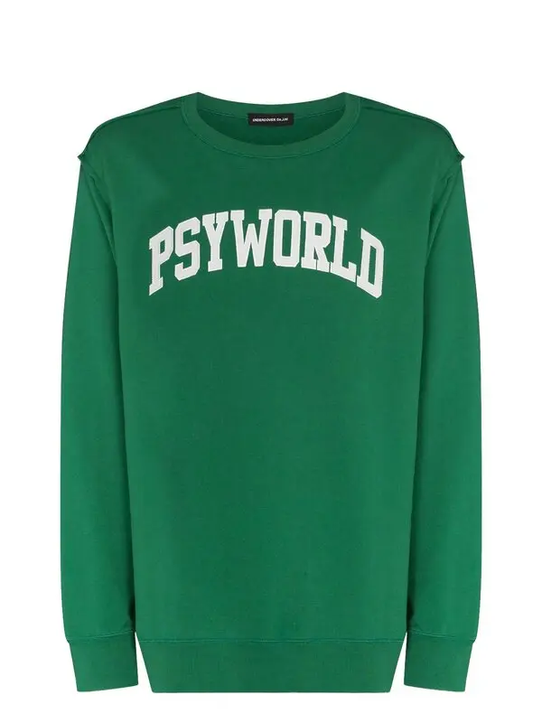 Undercover Psyworld Crew-neck Sweatshirt - Green