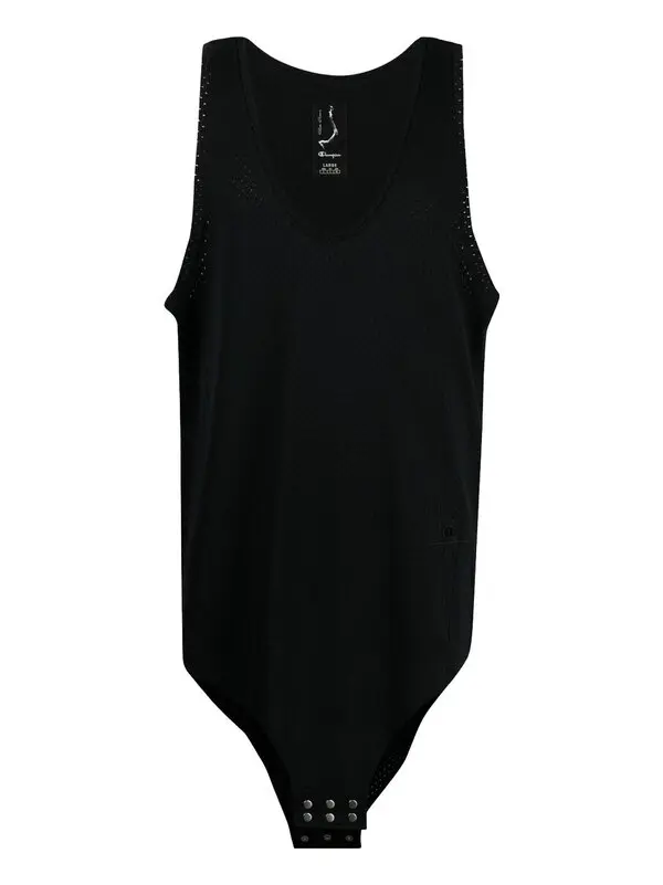 Rick Owens Mesh Tank Top - Black