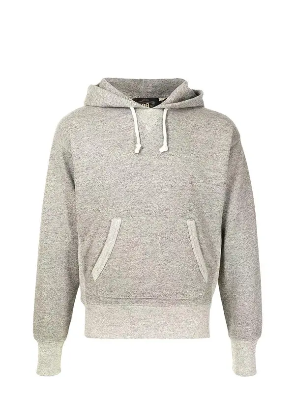 Ralph Lauren Rib-edge Drawstring Hoodie - Grey
