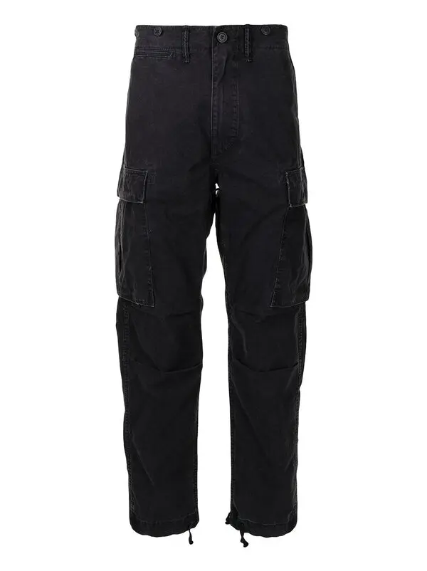 Ralph Lauren Straight-leg Cargo Trousers - Black
