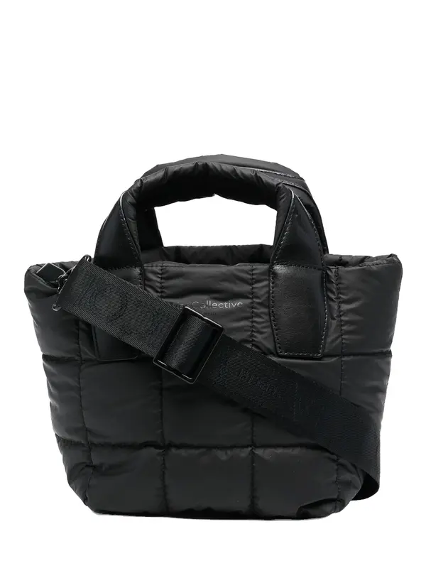 VEECOLLECTIVE Padded Mini Tote Bag - Black