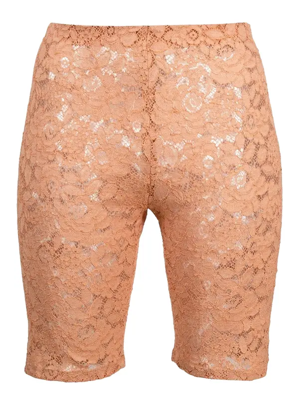 Stella McCartney Floral-lace Cycling Shorts - Pink