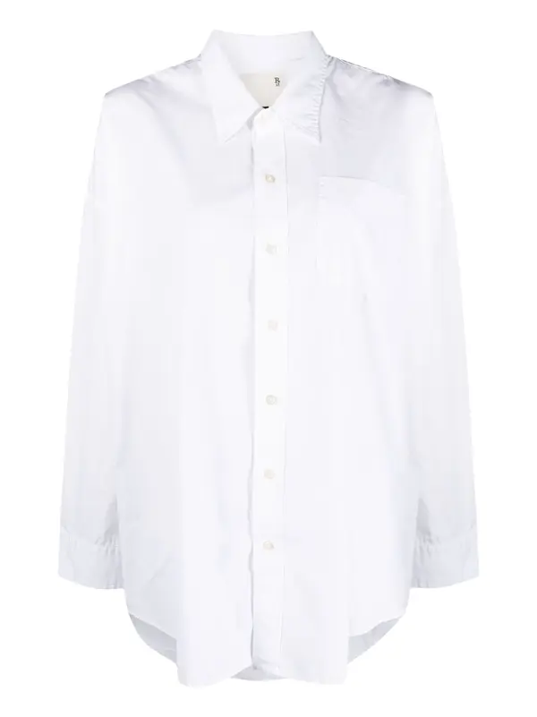 R13 Patch-pocket Shirt - White