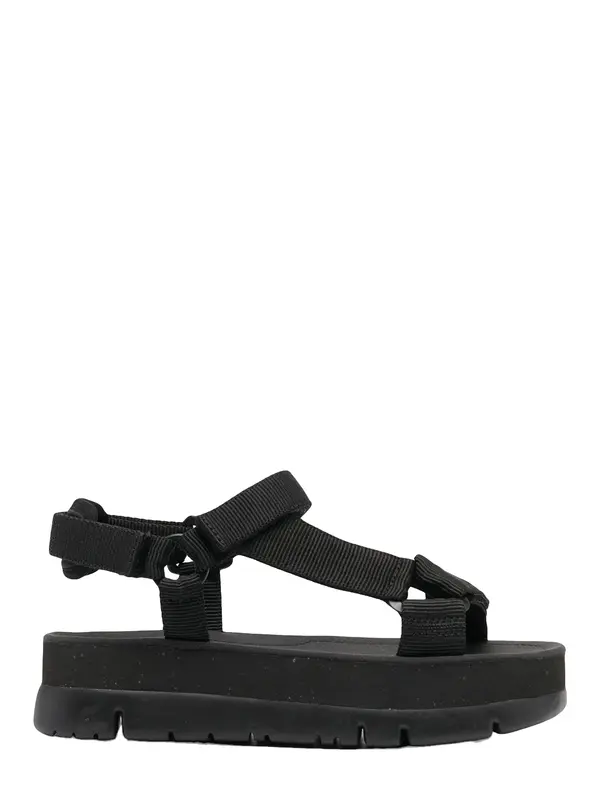 Camper Oruga Up Platform Sandals - Black