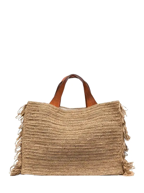 IBELIV Onja Woven Tote Bag - Neutrals