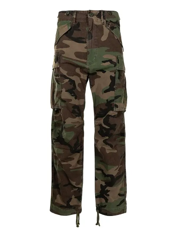 Ralph Lauren Camouflage-print Trousers - Green