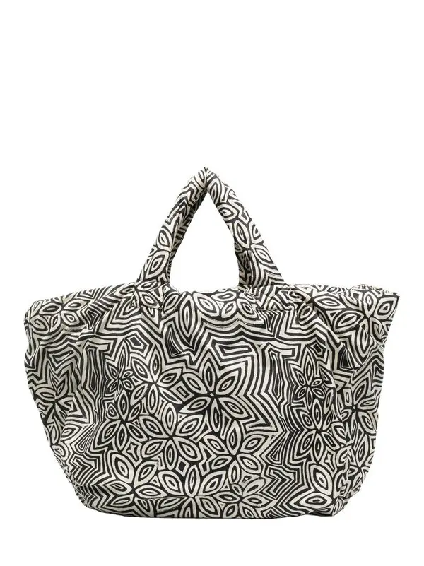 10 CORSO COMO Floral-print Pouffy Tote Bag - Neutrals