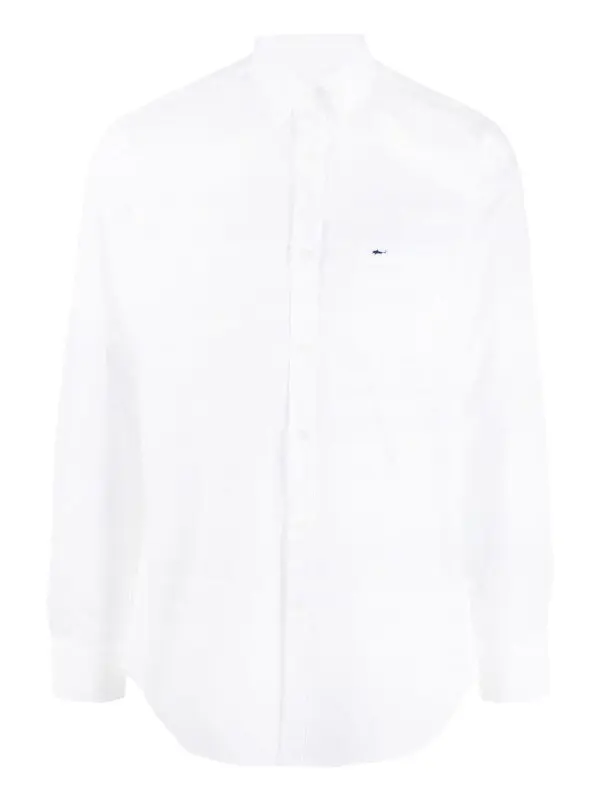 Paul & Shark Logo-plaque Detail Shirt - White