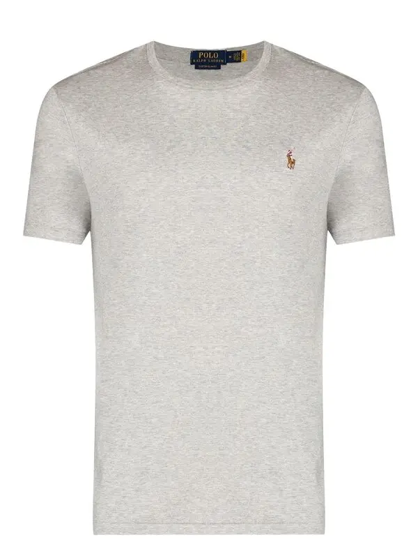 Polo Ralph Lauren Embroidered Logo T-shirt - Grey