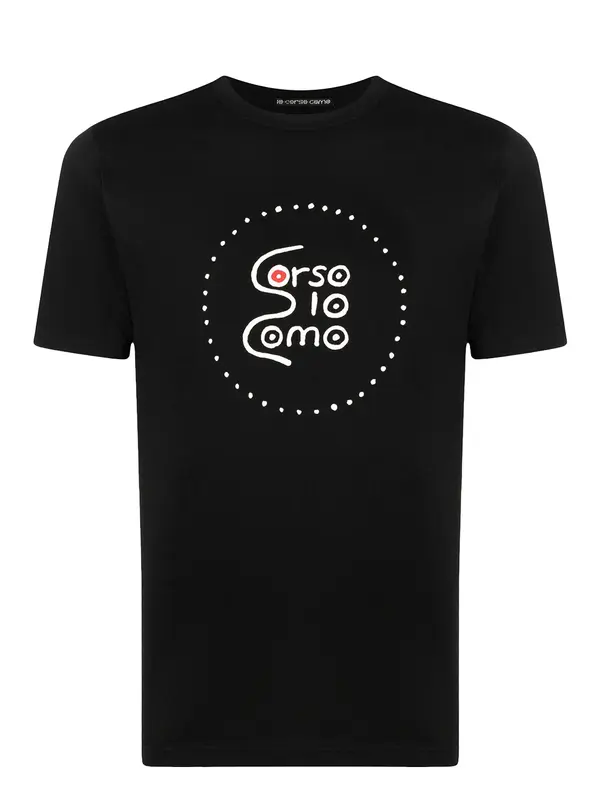 10 CORSO COMO Logo-print T-shirt - Black