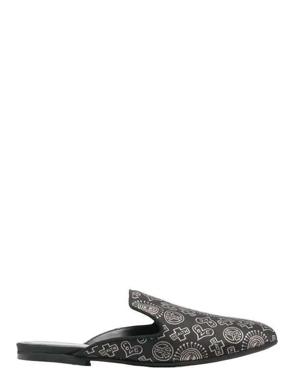 10 CORSO COMO X The Merchant Of Florence Woodstock Mules - Black