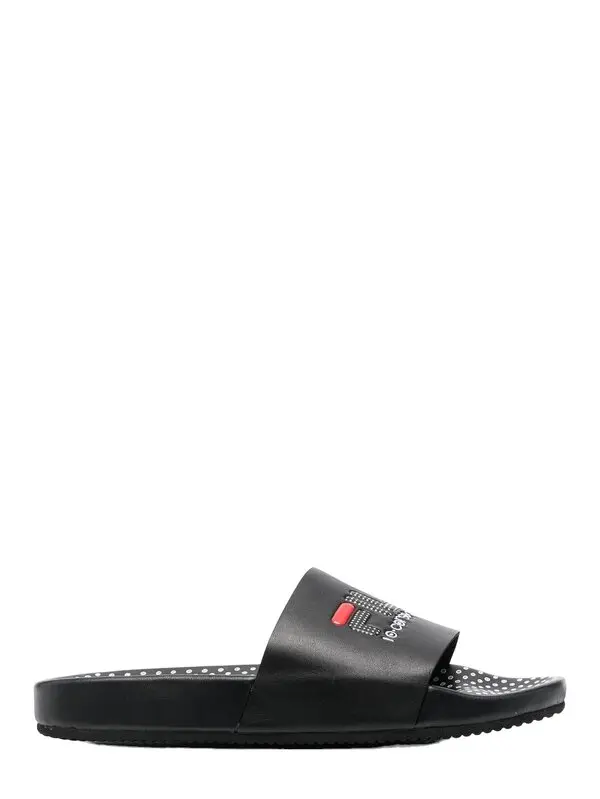 10 CORSO COMO X Fila Polka-dot Slides - Black