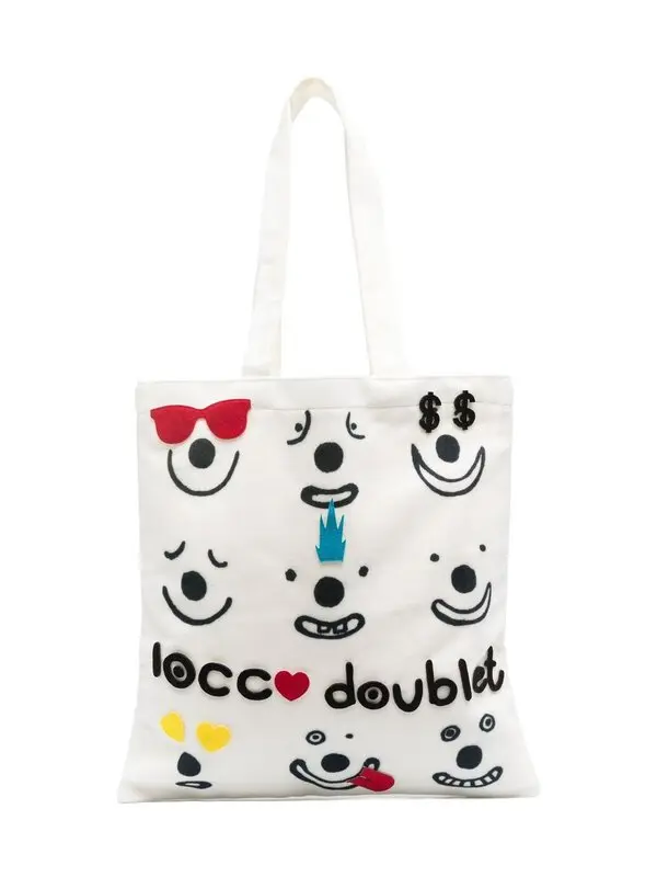 10 CORSO COMO Smile-print Tote Bag - White