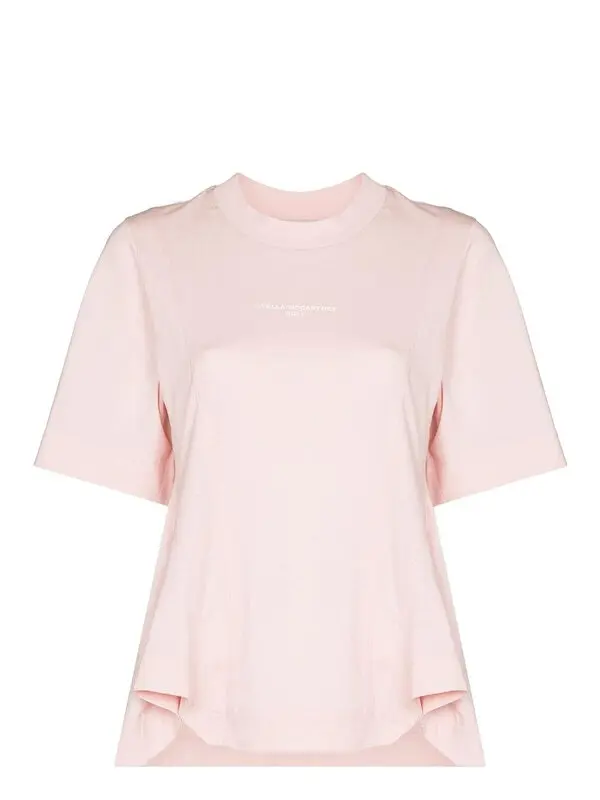 Stella McCartney Logo-print Short-sleeve T-shirt - Pink