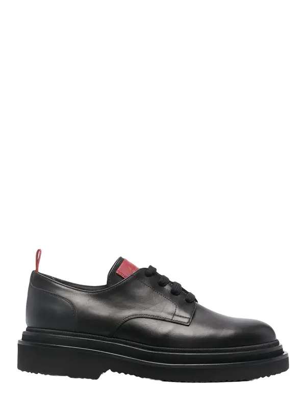 424 Leather Derby Shoes - Black