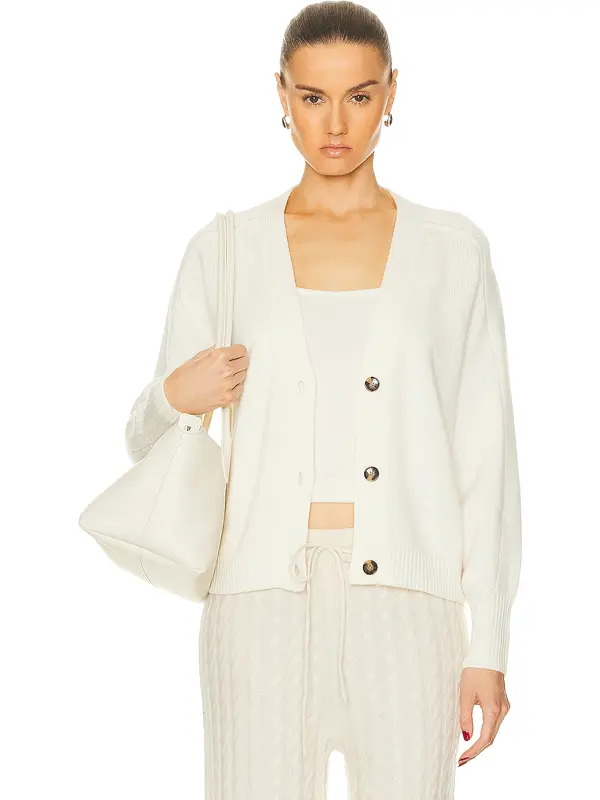 Loulou De Saison Zanzibar Heavy Knit Cardigan - Ivory